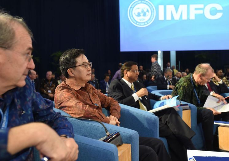 [포토]발리 IMFC 총회 참석한 김동연 부총리 - 아시아경제