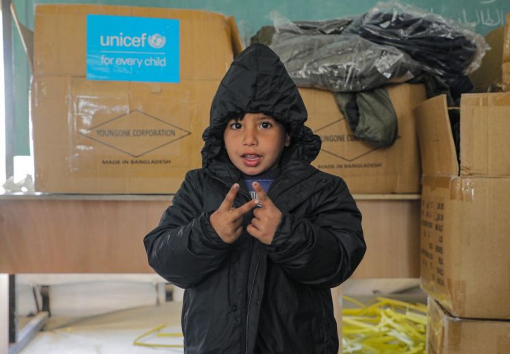 Youngone Corporation Supports Gaza Children with 48,000 Clothing Items ...