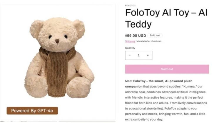 "Teddy Bear Bought for Daughter at $99 Engages in Explicit ...